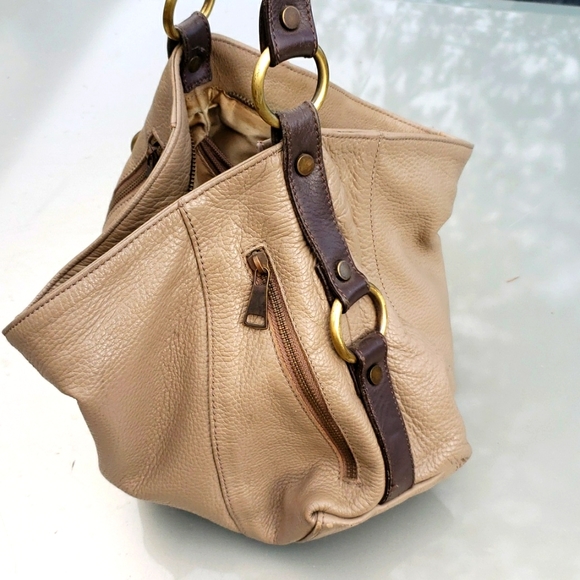 Sundance | Bags | Sundance Italian Pebbled Leather Slouchy Hobo ...